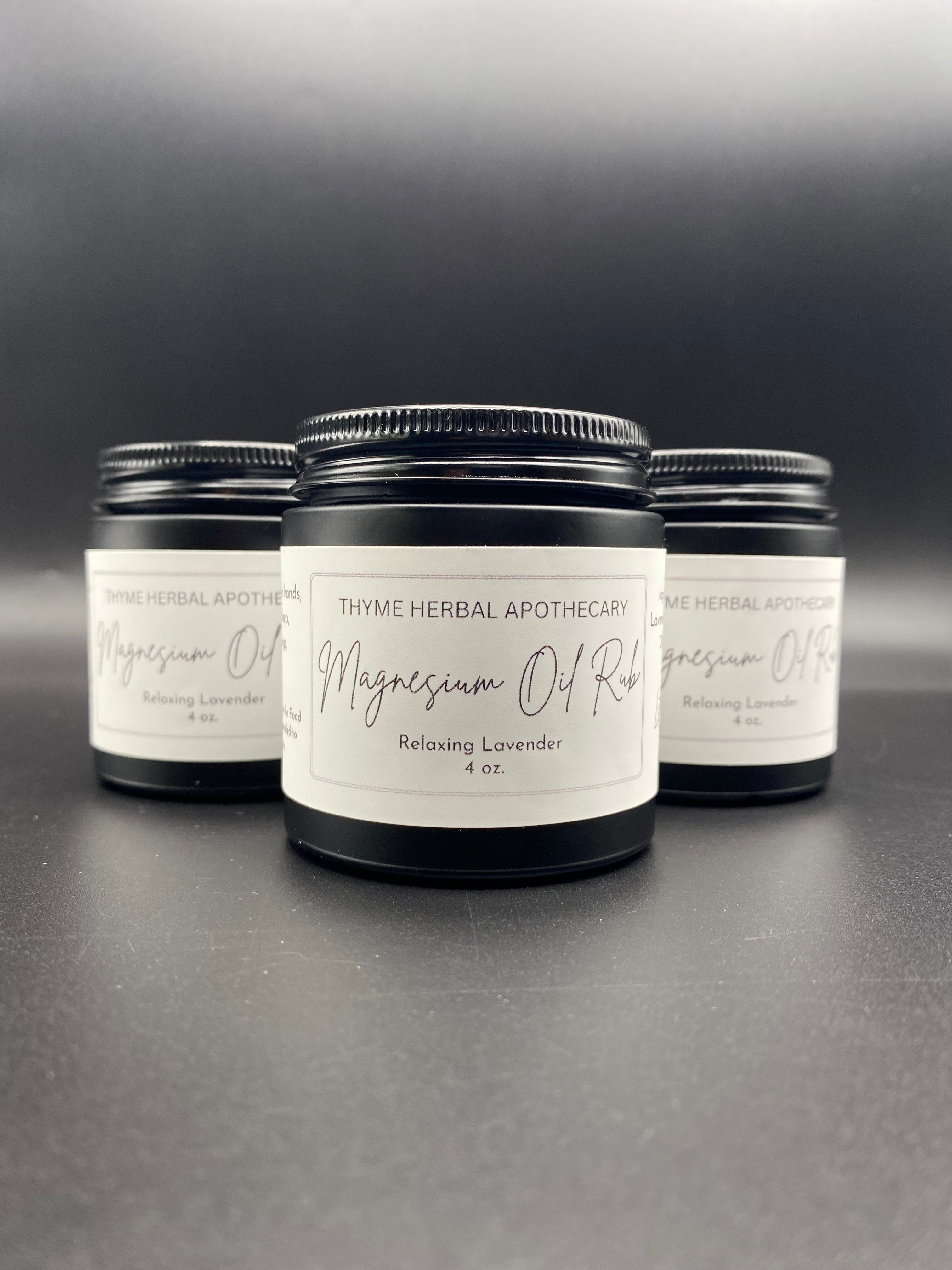 Magnesium Oil Rub 4oz. – Thyme Herbal Apothecary